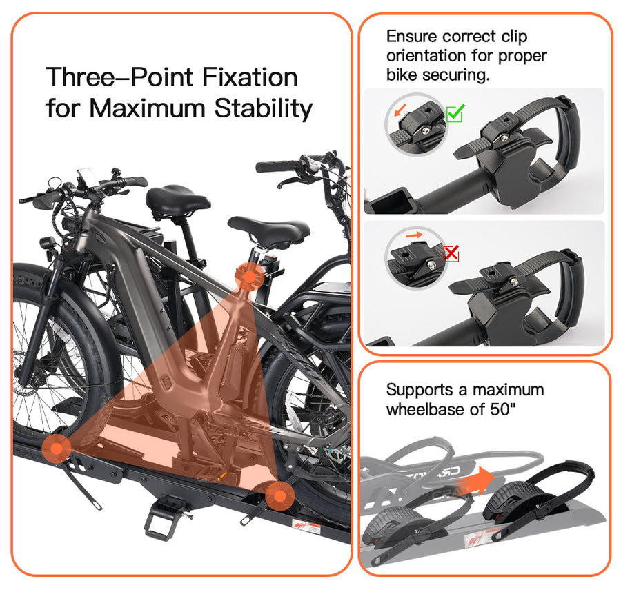 CRAVOT CyberRack E2 Plus Hitch Bike Rack – BestPickBikes
