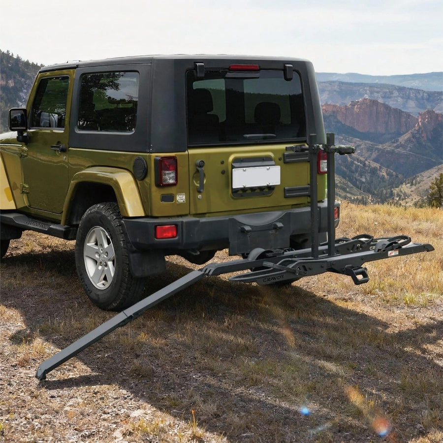 CRAVOT CyberRack E2 Plus Hitch Bike Rack – 200 lbs, Ramp – BestPickBikes